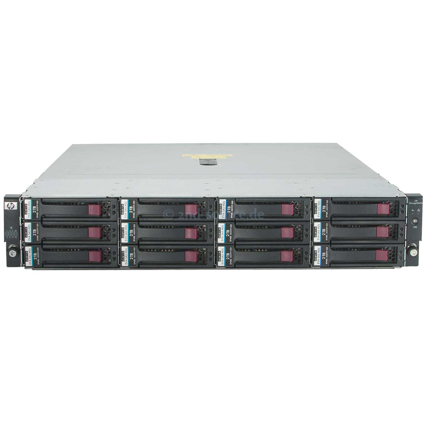 HP EVA M6612 inkl. 12x 2TB 7,2k SAS DP HD Rack Kit + Kabel AJ832A ...