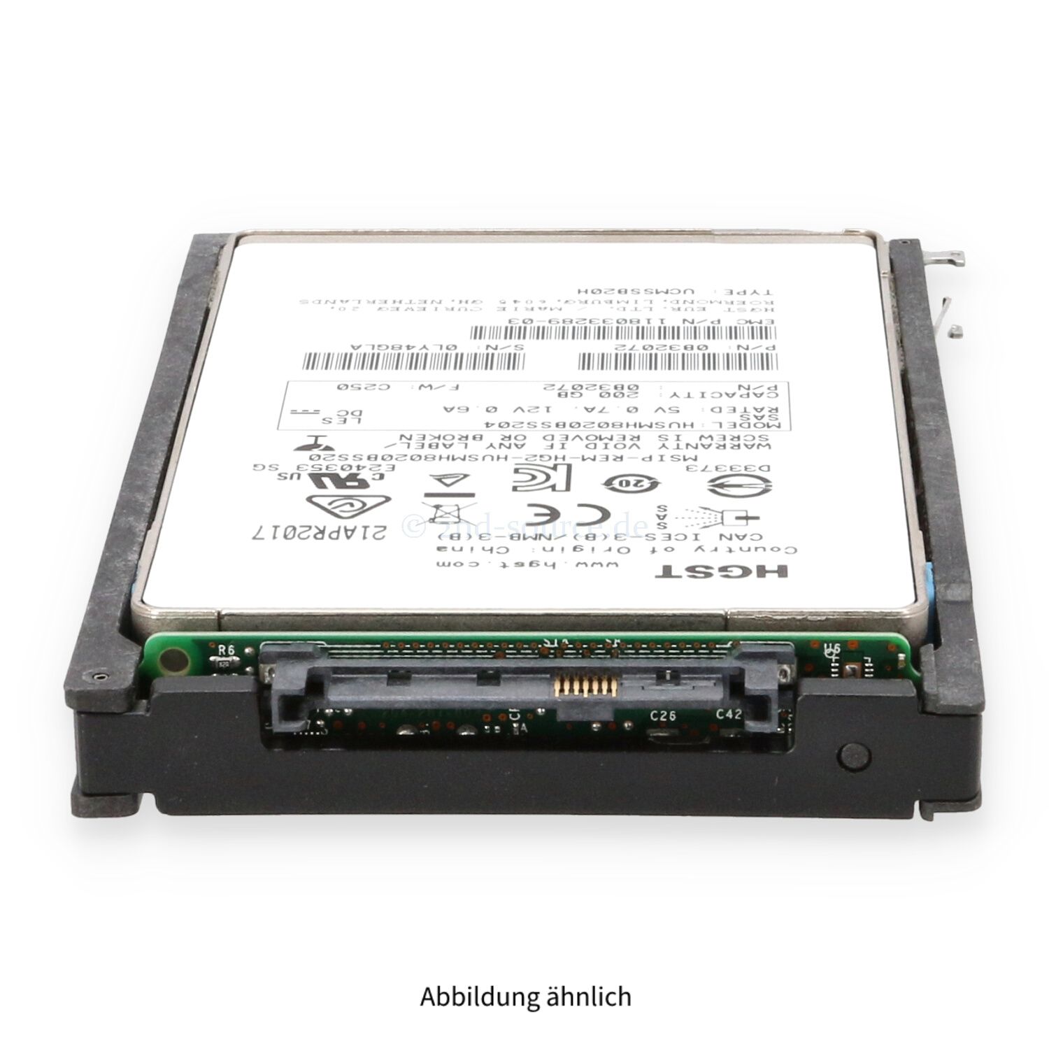 EMC 200GB SAS 12G SFF HotPlug SDD 005051589 118033289-03 0B32072 ...