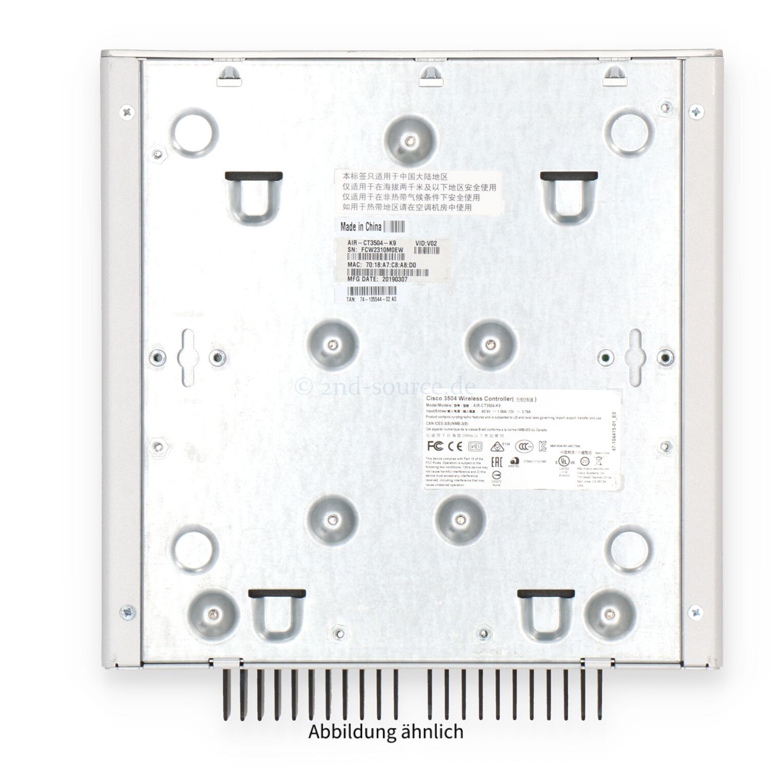 Cisco 3504 4x RJ-45 1GbE Wireless Controller AIR-CT3504-K9 74-105544-02 | AIR-CT3504-K9-REF