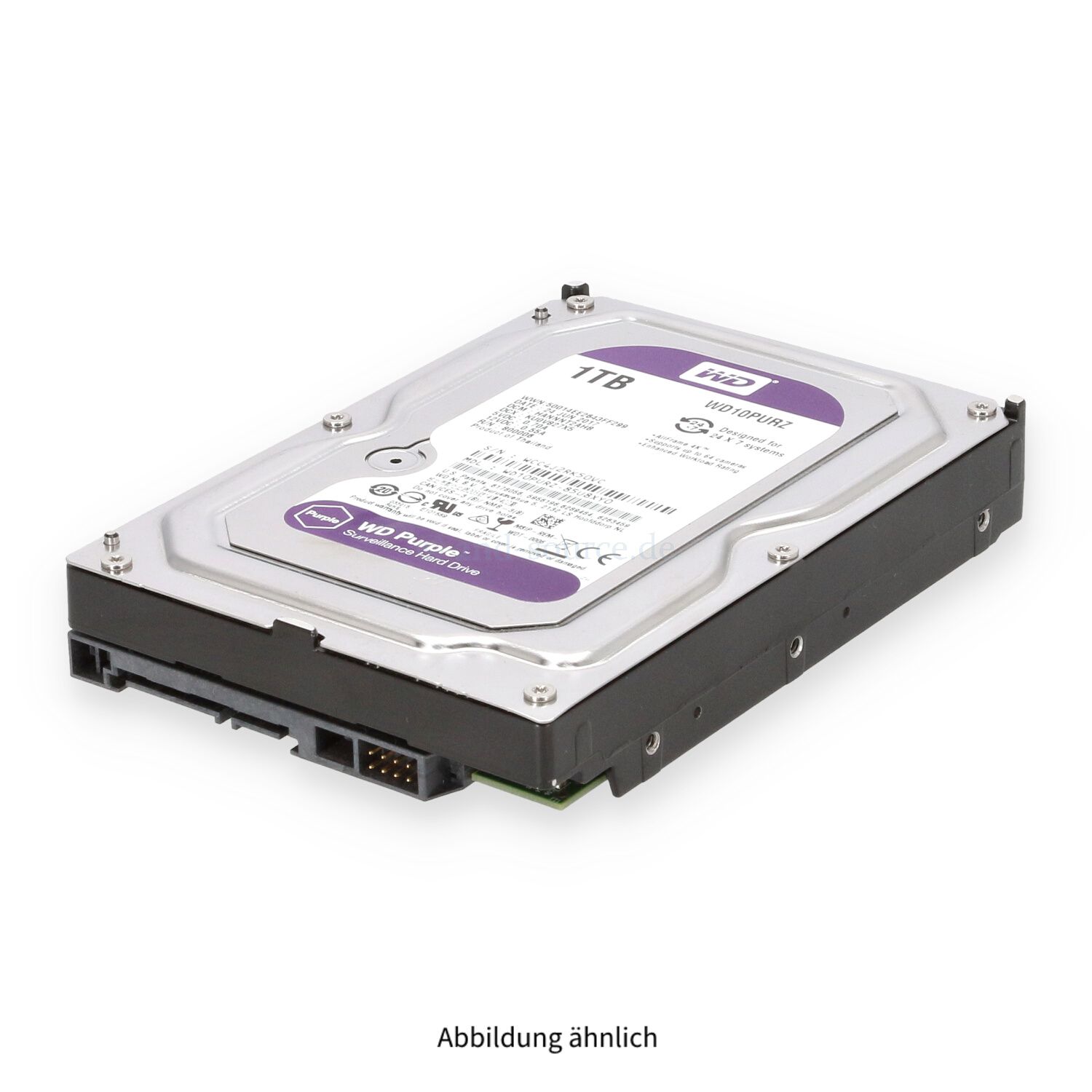 Western Digital 1TB 5.4k SATA 6G LFF HDD WD10PURZ | WD10PURZ-REF