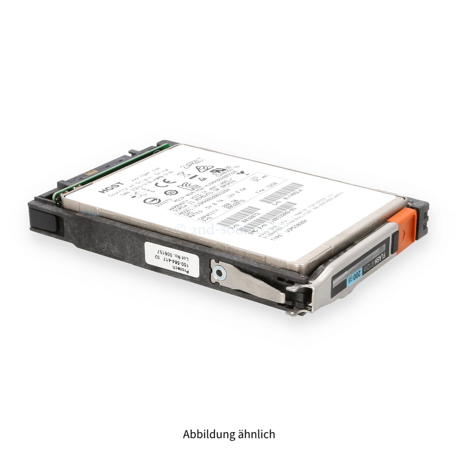 EMC 200GB SAS 12G SFF HotPlug SDD 005051589 118033289-03 0B32072 ...