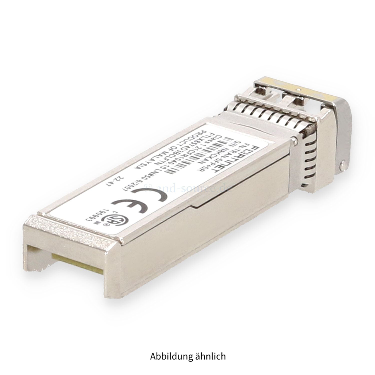 Fortinet 10GbE SFP+ 850nm Short Wave Transceiver Module FN-TRAN-SFP+SR ...