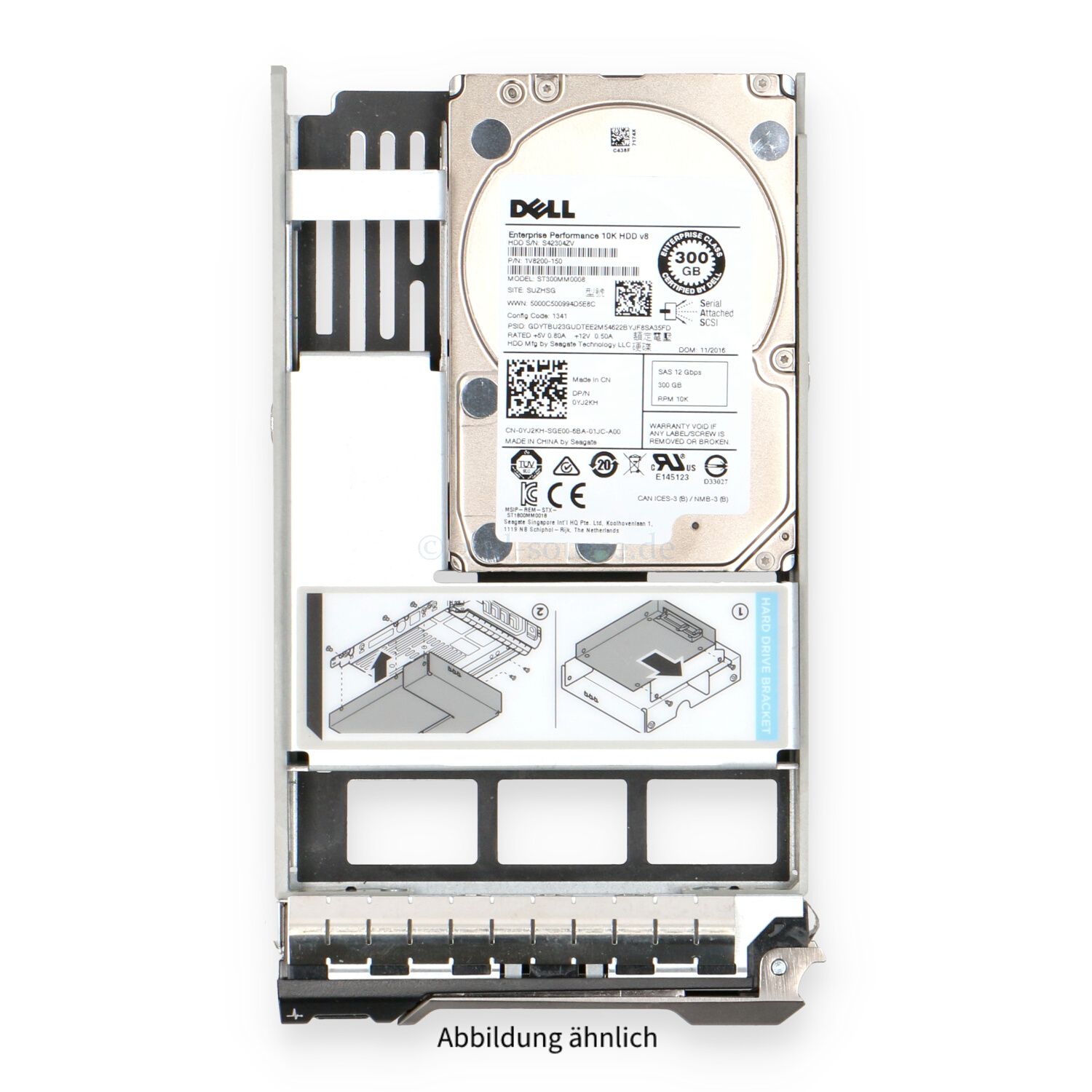 Dell 300GB 10k SAS 12G LFF G13 HotPlug HDD YJ2KH 0YJ2KH | LFF G13 ...