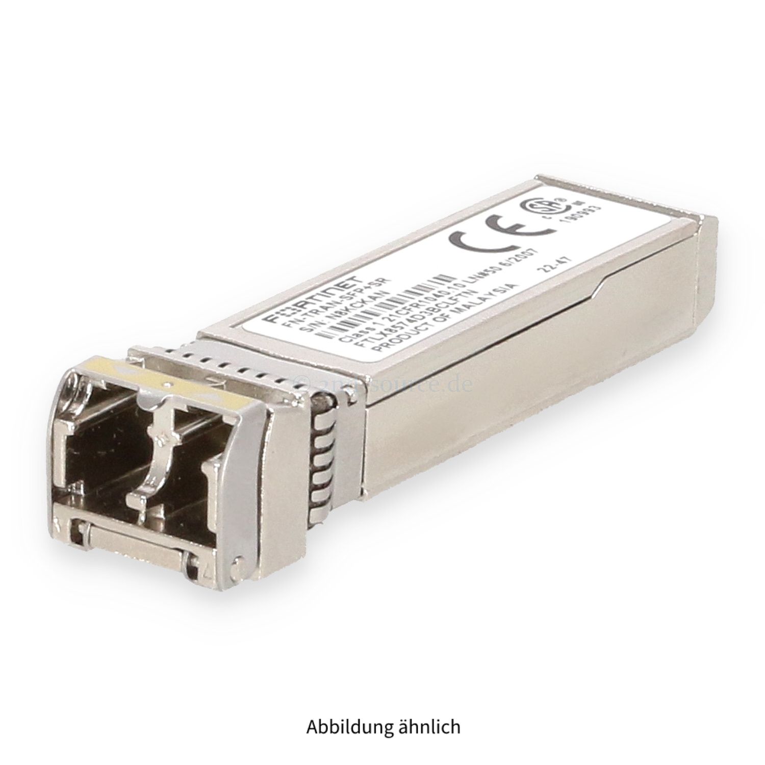 Fortinet 10GbE SFP+ 850nm Short Wave Transceiver Module FN-TRAN-SFP+SR ...